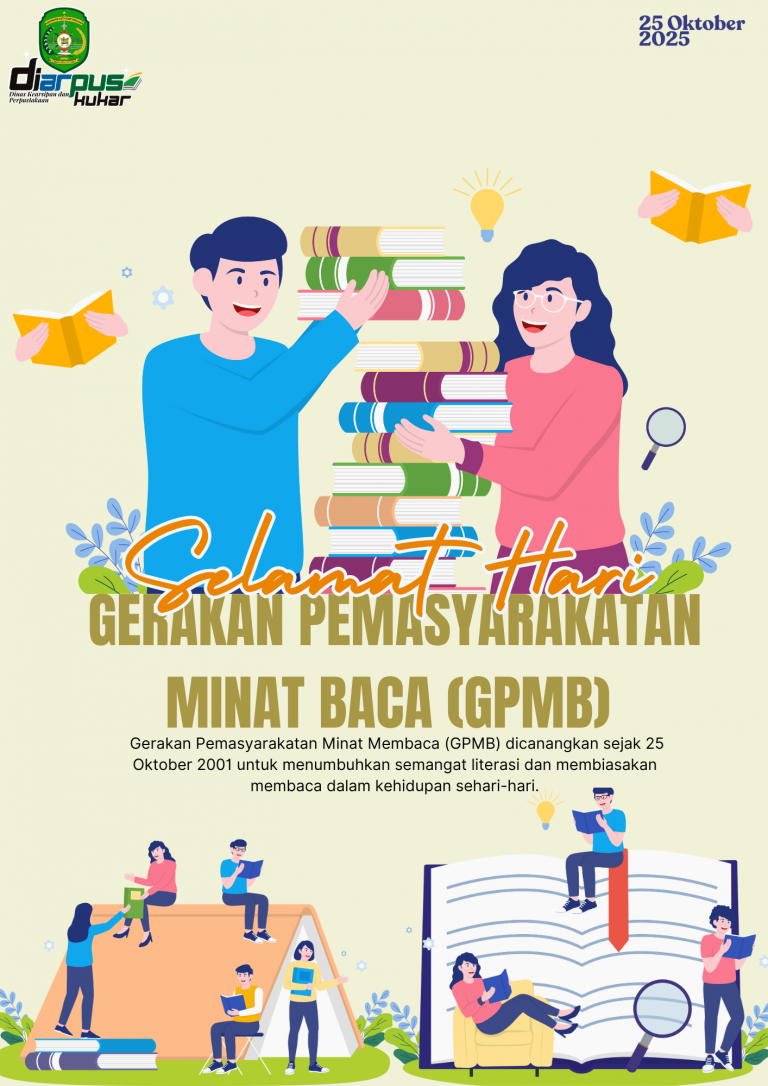 HARI GERAKAN PEMASYARAKATAN MINAT BACA (GPMB) 25 OKTOBER 2001 – 25 ...